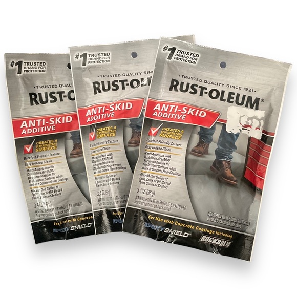 Rust-Oleum | Other | Lot Of 3 Rustoleum 34oz Antiskid Additive Barefoot ...